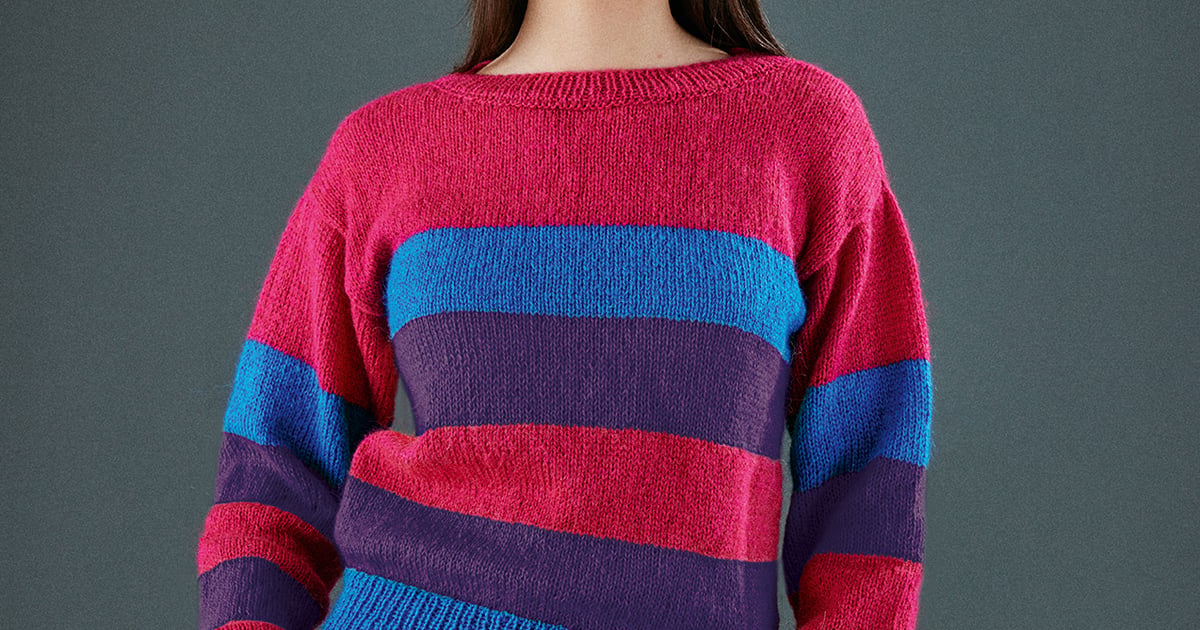 LIVELY WOMEN'S SWEATER MODEL Modèles • Site officiel Pingouin • Happywool